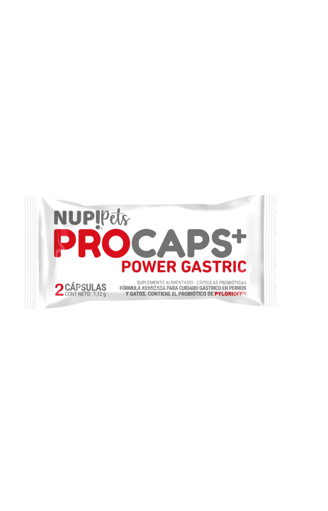 NUP!®PETS PRO CAPS procaps power gastric (2 CÁPSULAS) – maskotasfarmavet